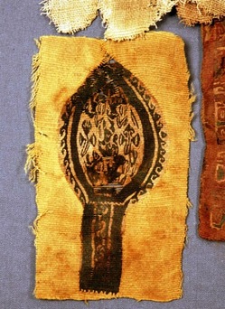 Fabric; Coptic, Linen & Wool Tunic Fragments, Framed.