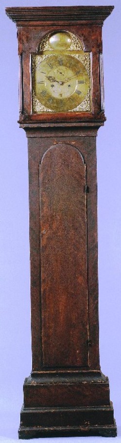 Tall Case Clock; Connecticut, Queen Anne, Cheney (Timothy), Birch, Flat ...