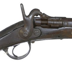 Musket; US Indian Police, Rosebud Agency, 1889, Tack Decorated.