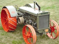 A 1927 Huber Model 25-50 Farm Tractor; image credit on full record.
