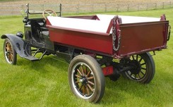 The 1924 Ford Model T open cab dump truck; image credit on full record.