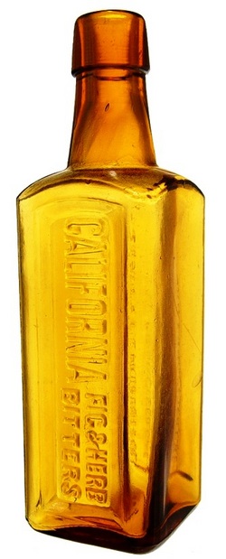 Bitters Bottle; California Fig & Herb Bitters, San Francisco, Amber ...