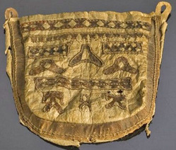 Bag; Eskimo, Pouch, Walrus Skin, 6 inch.