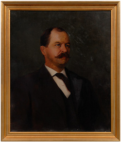 Brewer, Nicholas Richard; Oil on Canvas Painting, signed 1880, Portrait ...