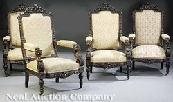 Furniture: Suite-Parlor; Victorian, Rococo Revival, Roux (Alexander ...