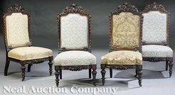 Furniture: Suite-Parlor; Victorian, Rococo Revival, Roux (Alexander ...