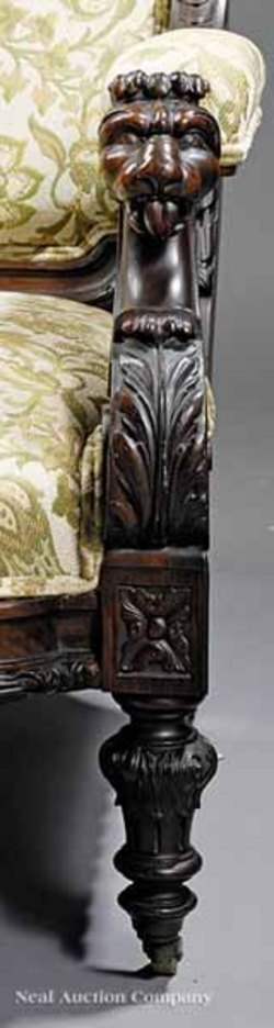 Furniture: Suite-Parlor; Victorian, Rococo Revival, Roux (Alexander ...