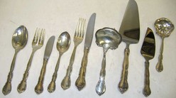 Flatware; Sterling Silver, Lunt, Mignonette Pattern, 65 Pieces.