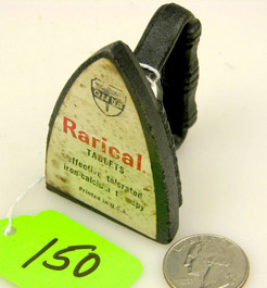 Sad Iron; Rarical Iron Tablets, Advertising, Cast Iron, 3 inch.