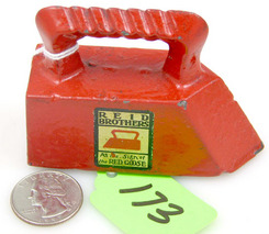 Iron-Tailors; Reid Brothers, Sign of The Red Goose, Cast Iron, 3 inch.