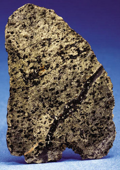 Meteorite; Mars, Basaltic Shergottite, Libya, DAG 1037, Slice, 11 grams ...