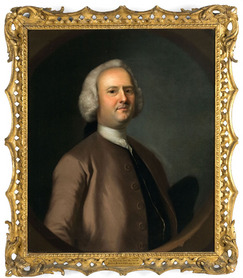 Blackburn, Joseph; Oil on Canvas Painting, Portrait of Colonel William ...