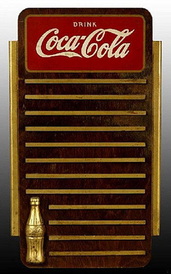 Coca-Cola; Menu Board, Kay Displays, Drink Logo & Bottle, Wood & Metal.