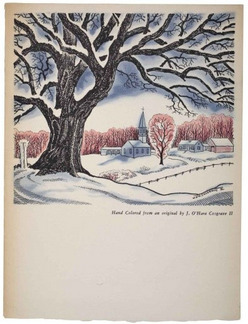 Christmas; Frost (Robert), Poem, The Gift Outright, Cosgrave Illustration.