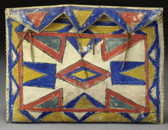 Envelope; Sioux, Parfleche, Polychrome Paint, 15 inch.