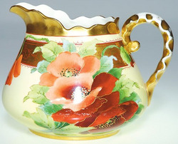 China; Pickard, Yeschek (Joseph), Pitcher, Poppy, 6 inch.
