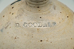 Stoneware; Goodale (Daniel), Jug, Ovoid, Salt Glaze, 11 inch.