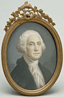 Lamm, Ambrosius; Watercolor on Ivory Painting, signed, Miniature ...