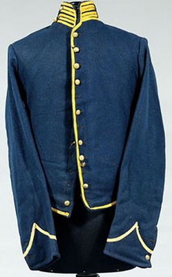 Uniform; Civil War, Union, Shell Jacket, Cavalry.