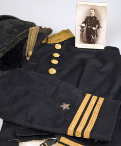 Uniform; US Navy, Commander Elmer, Dress Blues, Spanish American War Era.
