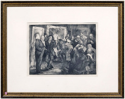 Bellows, George Wesley; Lithograph, signed 1916, Artist Judging Works ...