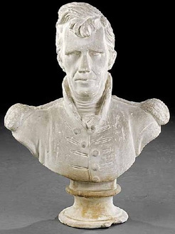 Plaster Sculpture; Rush (William), after, Bust of General Andrew ...