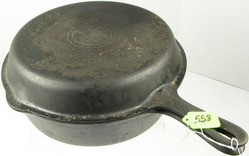 Pan; Griswold, Skillet, No 90, Cast Iron, Double.