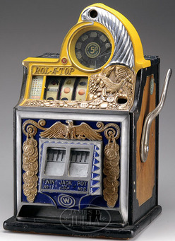 Slot Machine; Watling, Rol-A-Top, Cornucopia & Bird of Paradise, 3 Reel ...