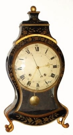Bracket Clock; Swiss, Neuchatel, Grand Sonnerie, Bells Strike, Floral ...