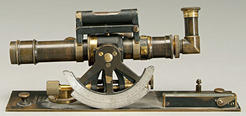 Surveying; Alidade, Gurley (W&LE), Telescope (8 inch), Trough Compass.