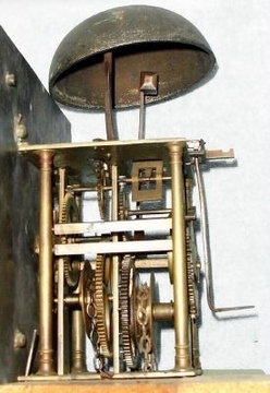 Wall Clock; Hardwick (R), Bird Cage Movement, Mahogany, Modern Case, 30 ...