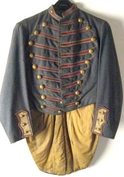Uniform; Connecticut National Guard, Jacket, State Brass Buttons, Tails.