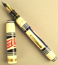 Pepsi-Cola; Pen, Celluloid, Drink Pepsi, 5 inch.
