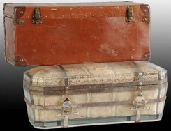 Coffin; Salesman Sample, Glass, Carrying Case.