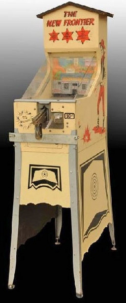 Arcade; New Frontier Shooting Gallery, Upright, 10 Cent.
