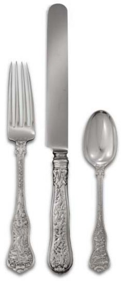 Flatware; Sterling Silver, Tiffany, Olympian Pattern, 217 Pieces.