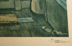 Seamon, Denzil Omer; Print, signed, Thank You, Come Again, store ...