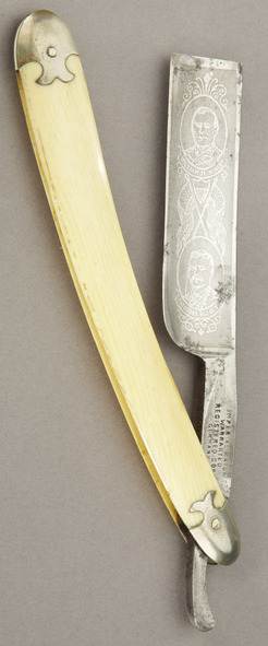 Political Campaign; McKinley & Roosevelt, Straight Razor, Etched Blade ...