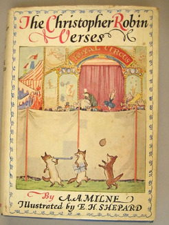 Poetry; Milne (AA), The Christopher Robin Verses, Shepard Illustrations.