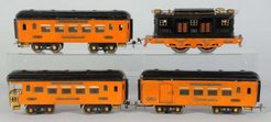 Train Set; Ives, Pre-War, Standard Gauge, No. 3236, Electric Locomotive ...