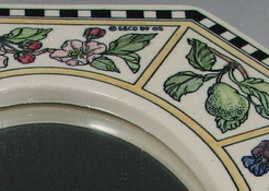 Art Pottery; Santa Barbara Ceramic Design, Frame, Floral & Fruit Design ...