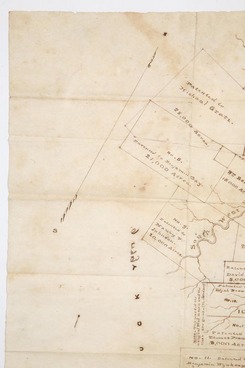 Map; Philadelphia Company, Kentucky, Big Sandy River, 1785, Hand-Drawn ...