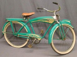 Bicycle; Monark, Super Deluxe, Male Frame, 1950.