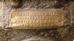 Lantern-Bicycle; Lucas, King of the Road, Hub Lamp.