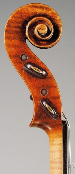 Strings; Violin, Pique (Francois-Louis), 1-Piece Back, Paris 1790 Label.