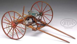 Farm Model; Clinton (CM), Hay Rake, Horse Drawn, Salesman Sample, 15 inch