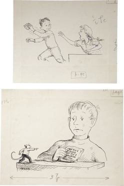 Williams, Garth; Drawing (2), Illustrations for Stuart Little by EB White.