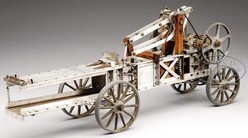 Farm Model; Hay Baler, Salesman Sample, Horse-Drawn, Aluminum & Wood ...
