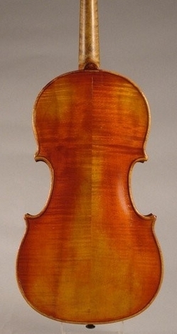 Strings; Violin, German, Labeled US Zone, 2-Piece Back.