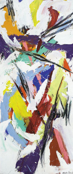 Liberman, Alexander; Acrylic on Canvas Painting, signed 1979, Abstract.